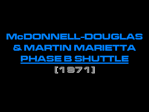 McDONNELL-DOUGLAS & MARTIN MARIETTA PHASE B SHUTTLE